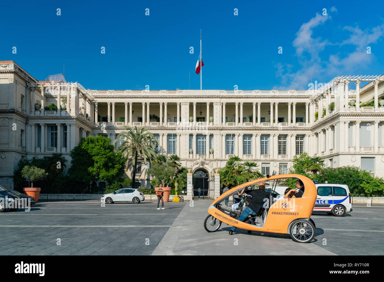 Nice, OCT 21: Exterior view of the Palace of the Dukes Of Savoy on OCT ...