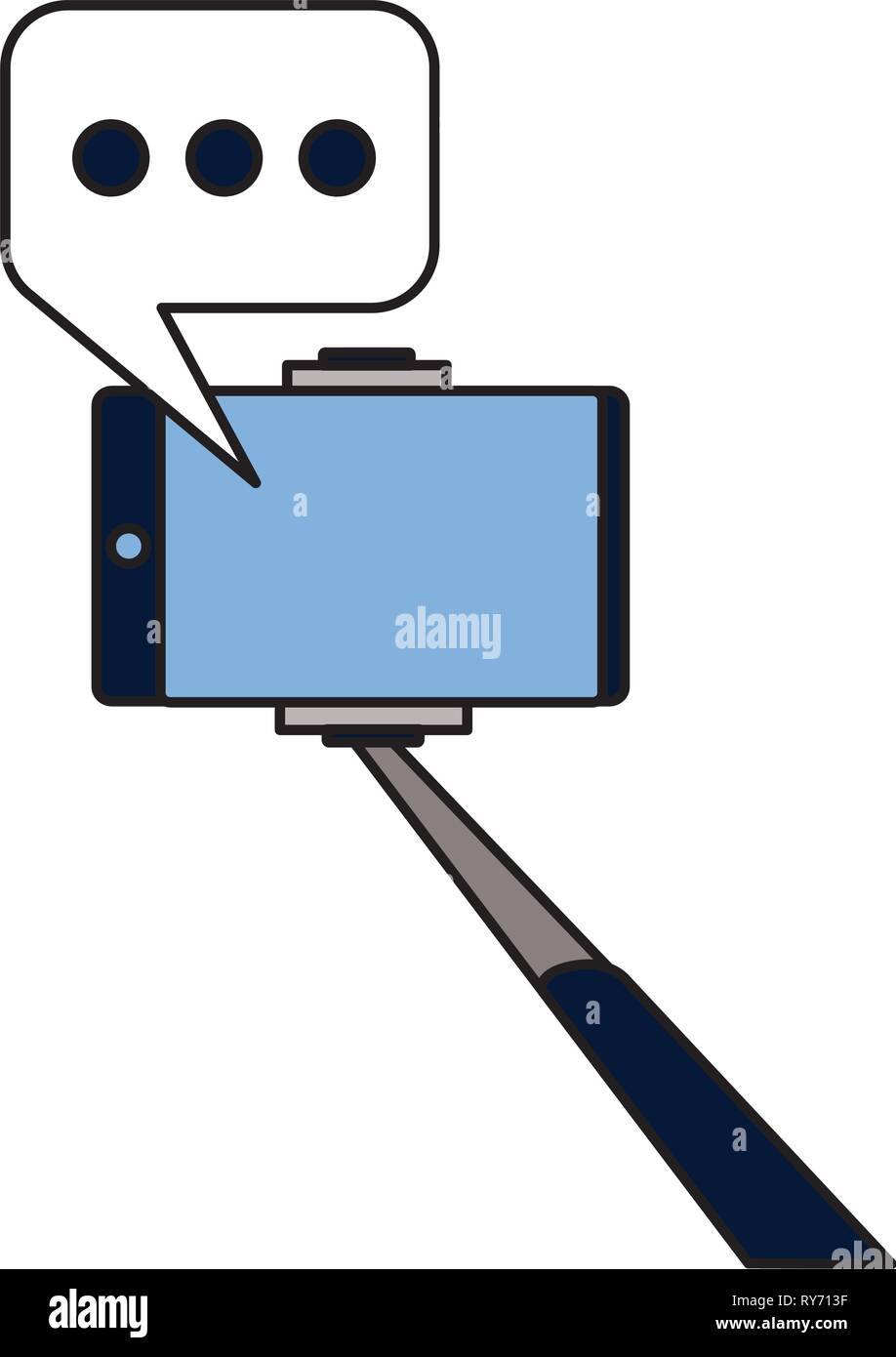mobile taking selfie Stock Vector Image & Art - Alamy