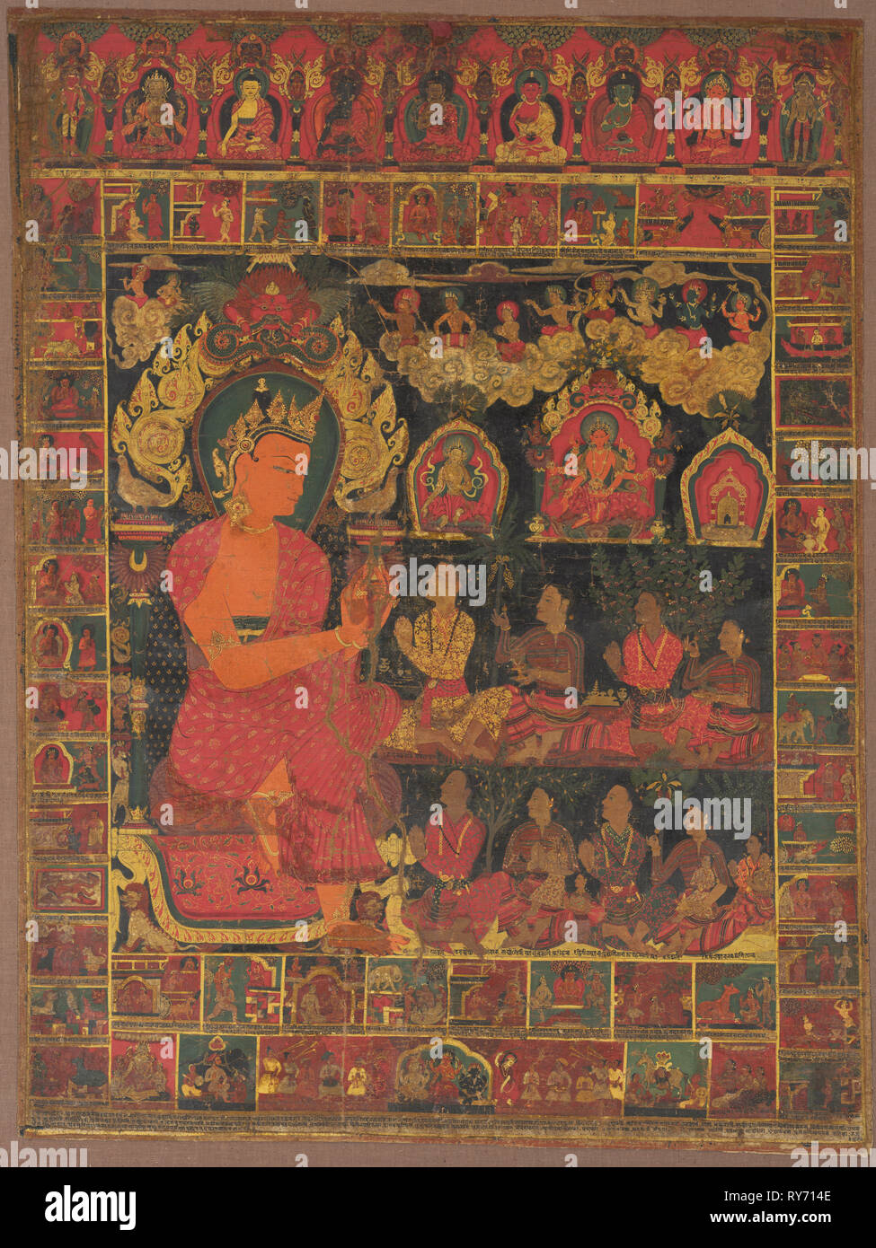 Buddha preaching hi-res stock photography and images - Alamy