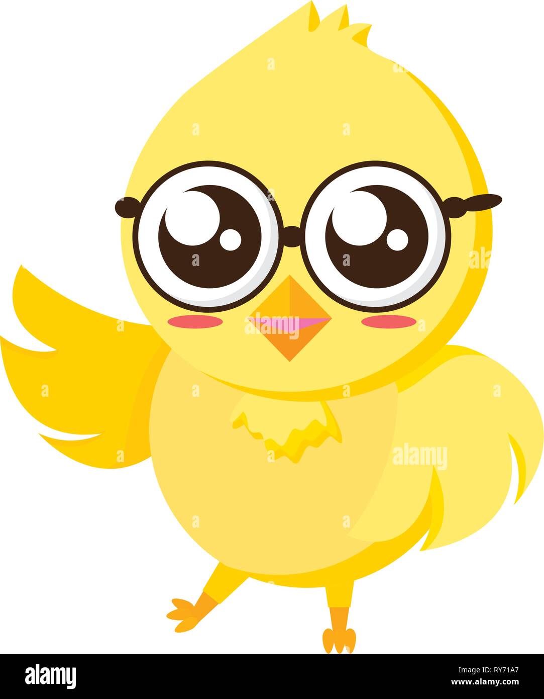 cute chick cartoon Stock Vector Image & Art - Alamy