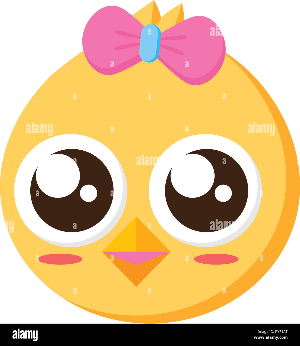 cute chick female cartoon Stock Vector Image & Art - Alamy