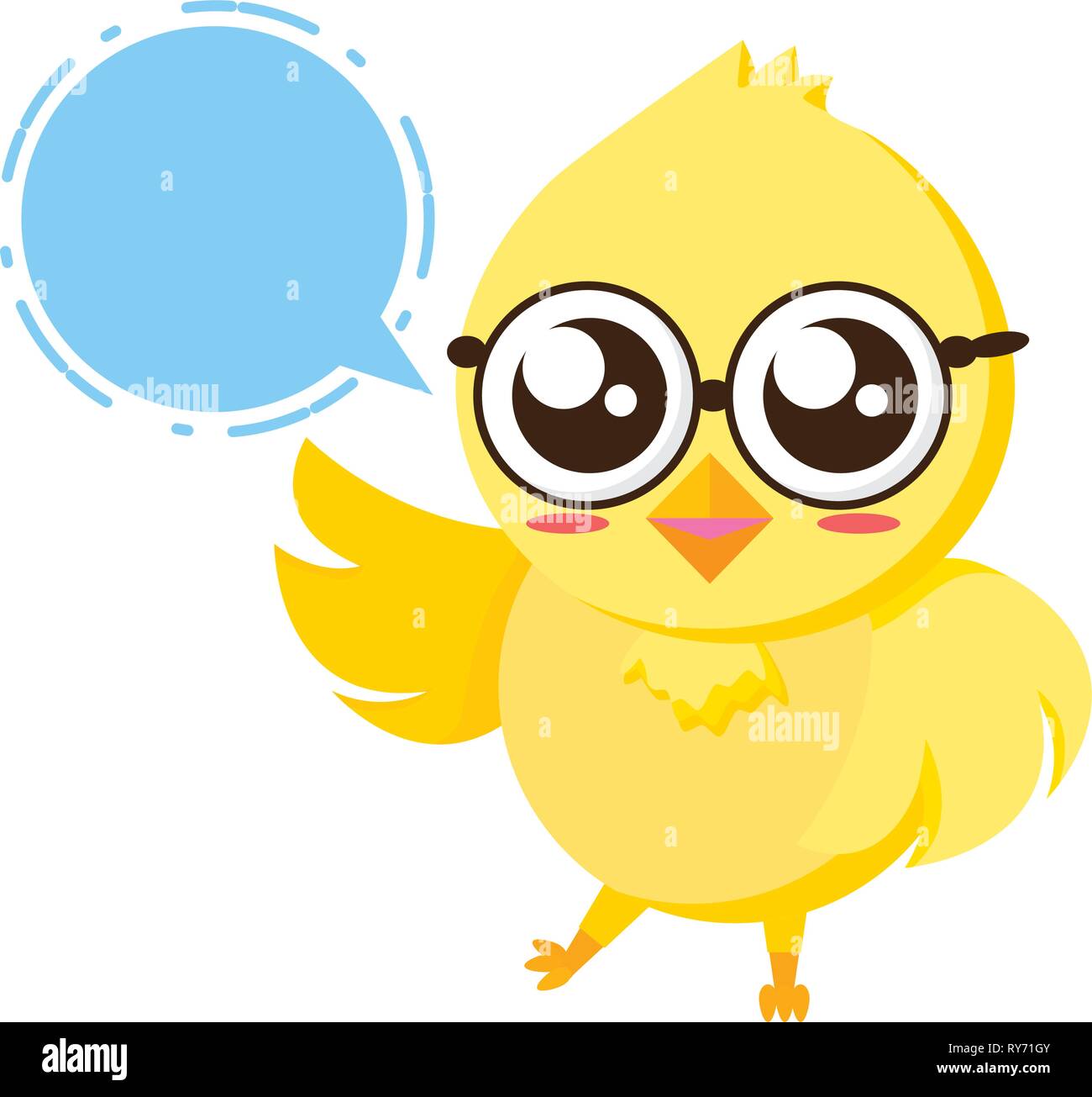 cute chick cartoon Stock Vector Image & Art - Alamy