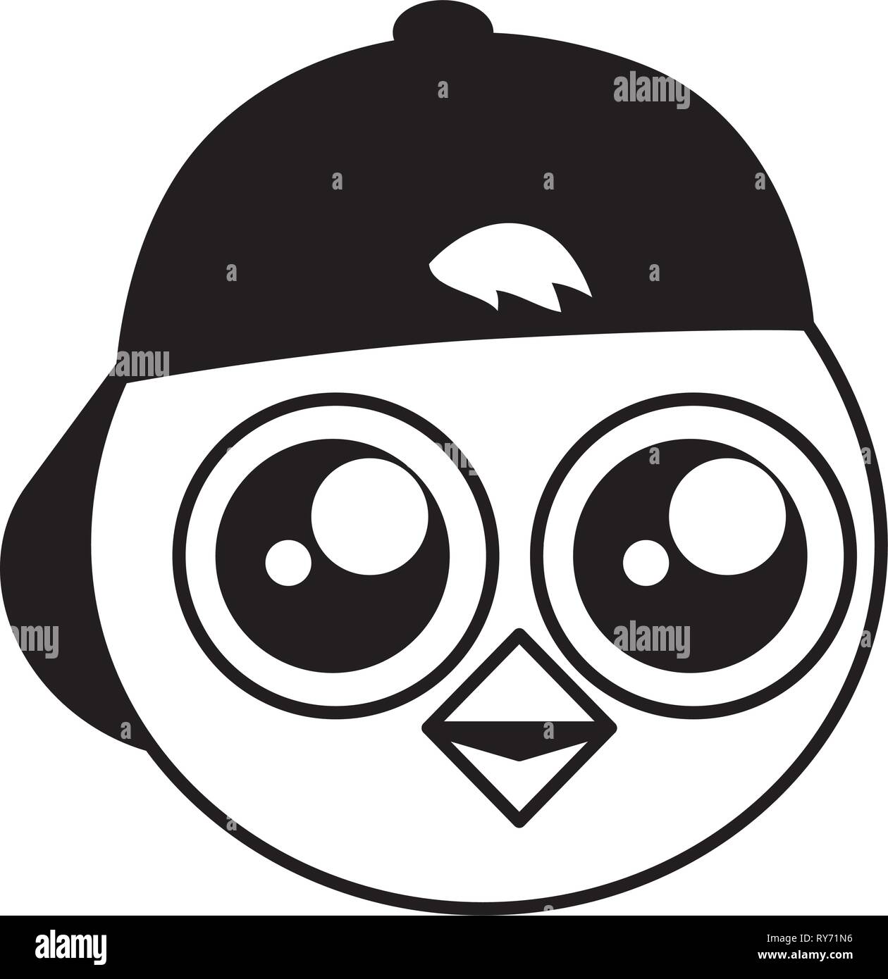 cute chick head Stock Vector Image & Art - Alamy