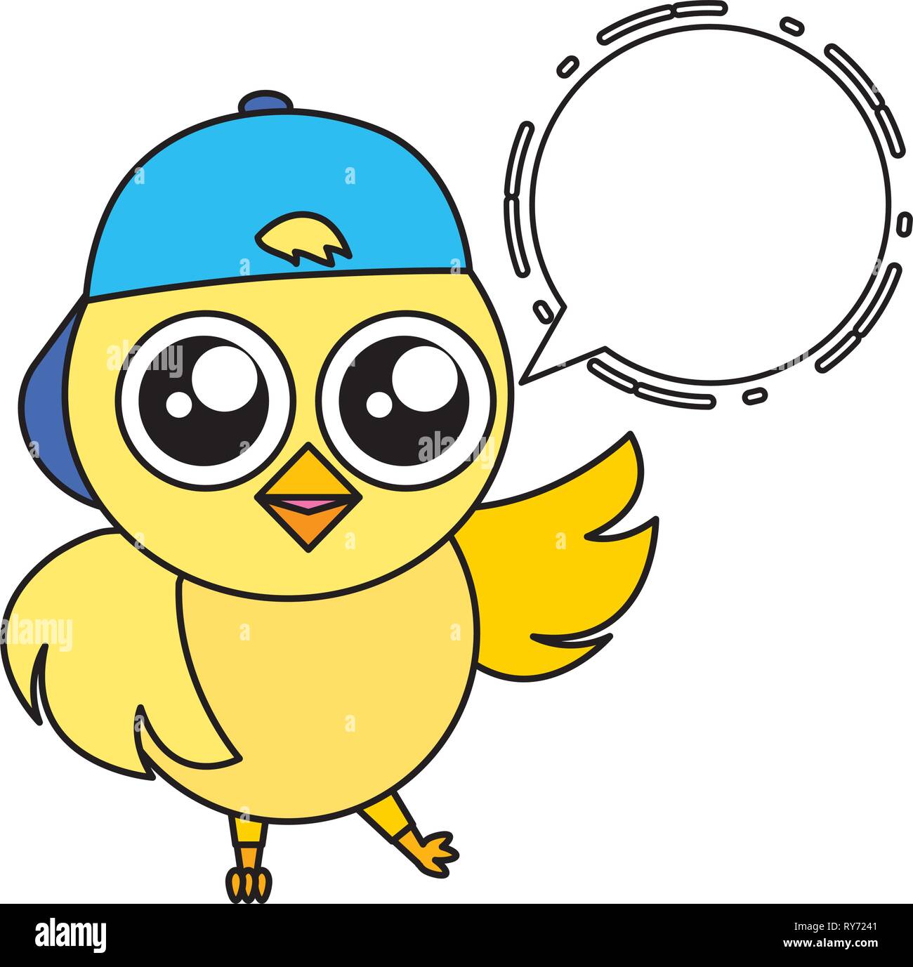 cute chick cartoon Stock Vector Image & Art - Alamy