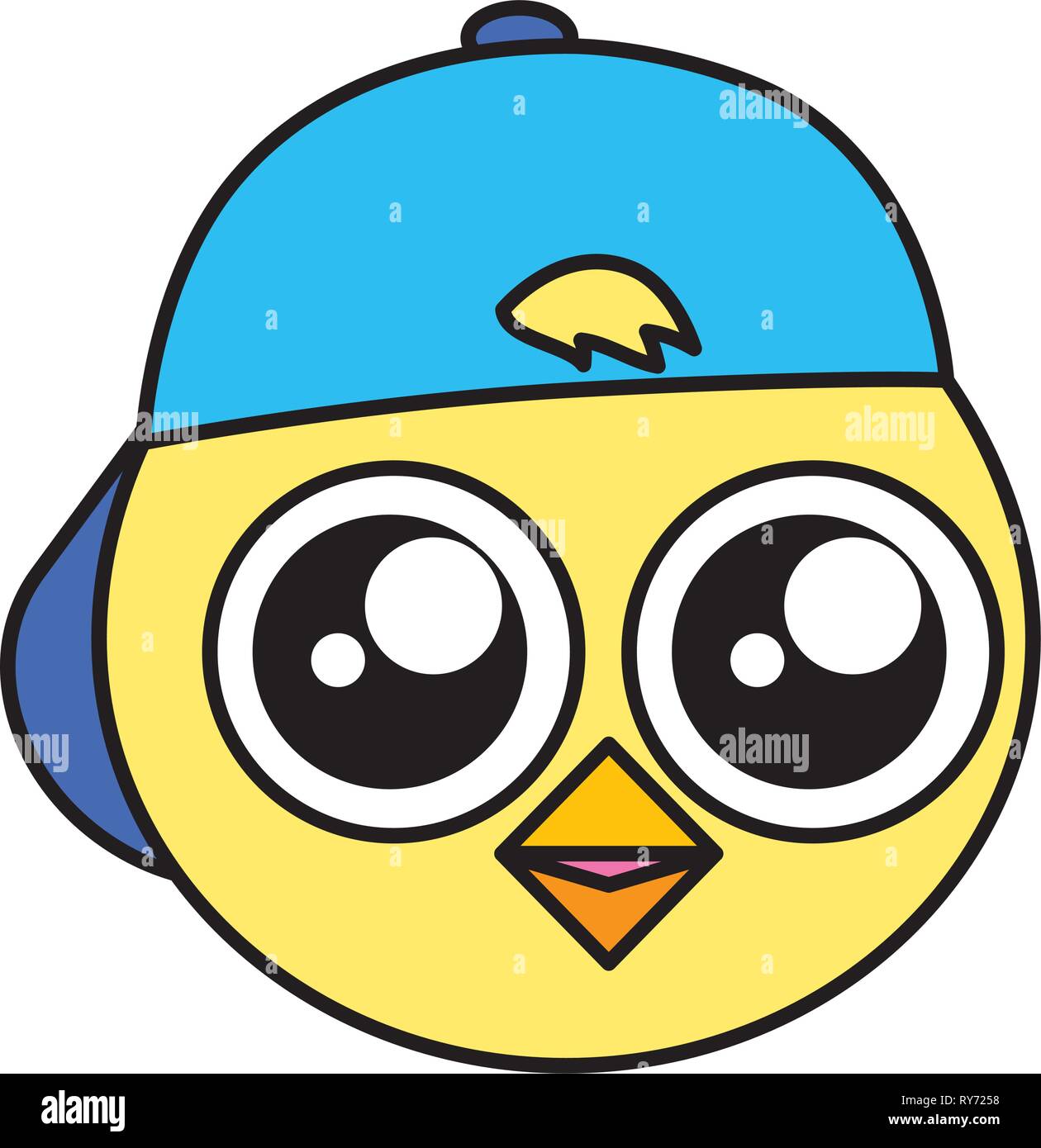 cute chick head Stock Vector Image & Art - Alamy