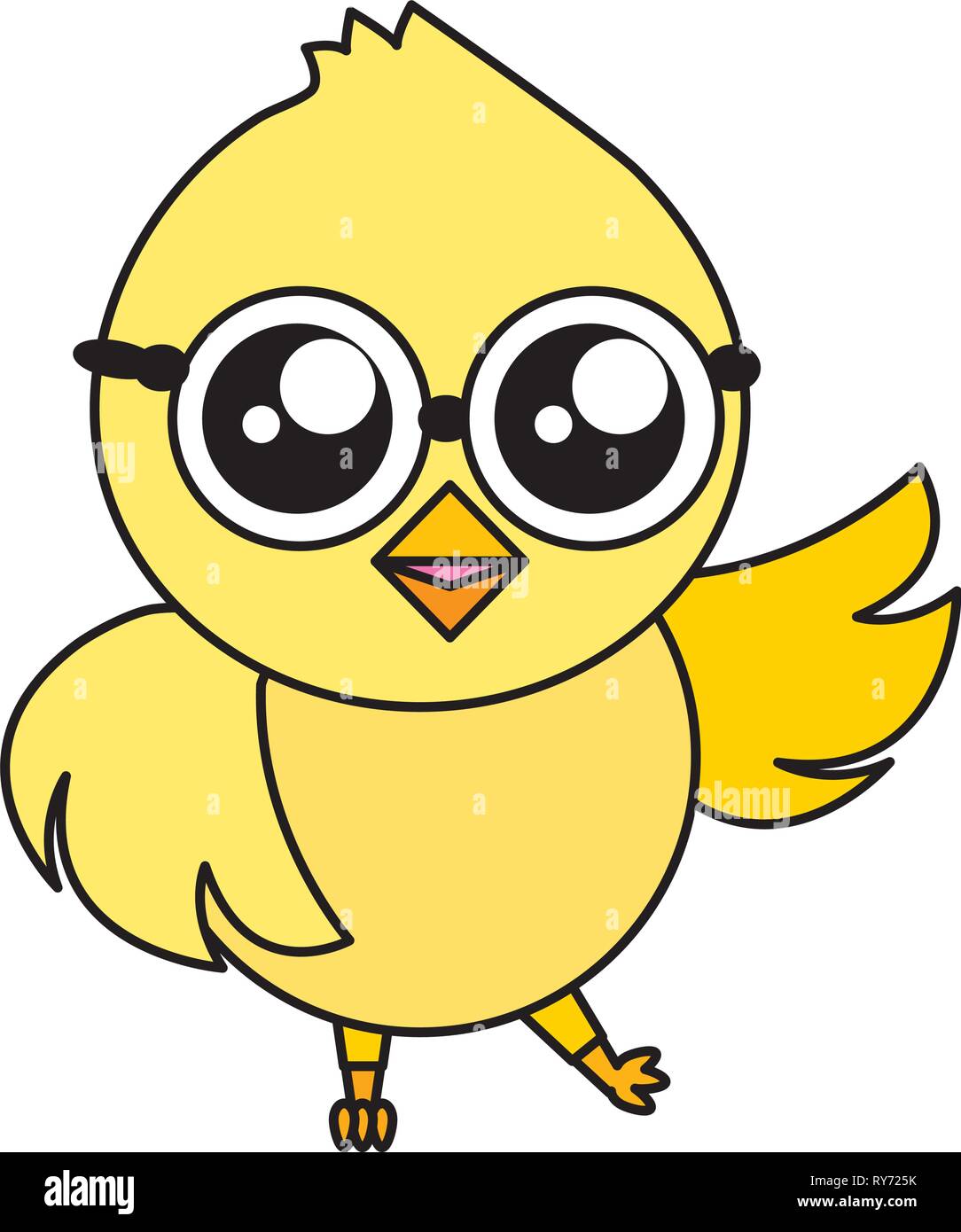 cute chick cartoon Stock Vector Image & Art - Alamy
