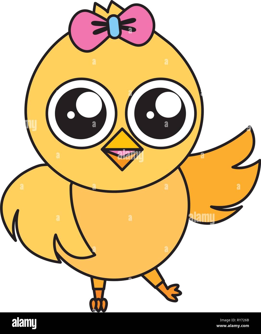 Cute Chick Drawing