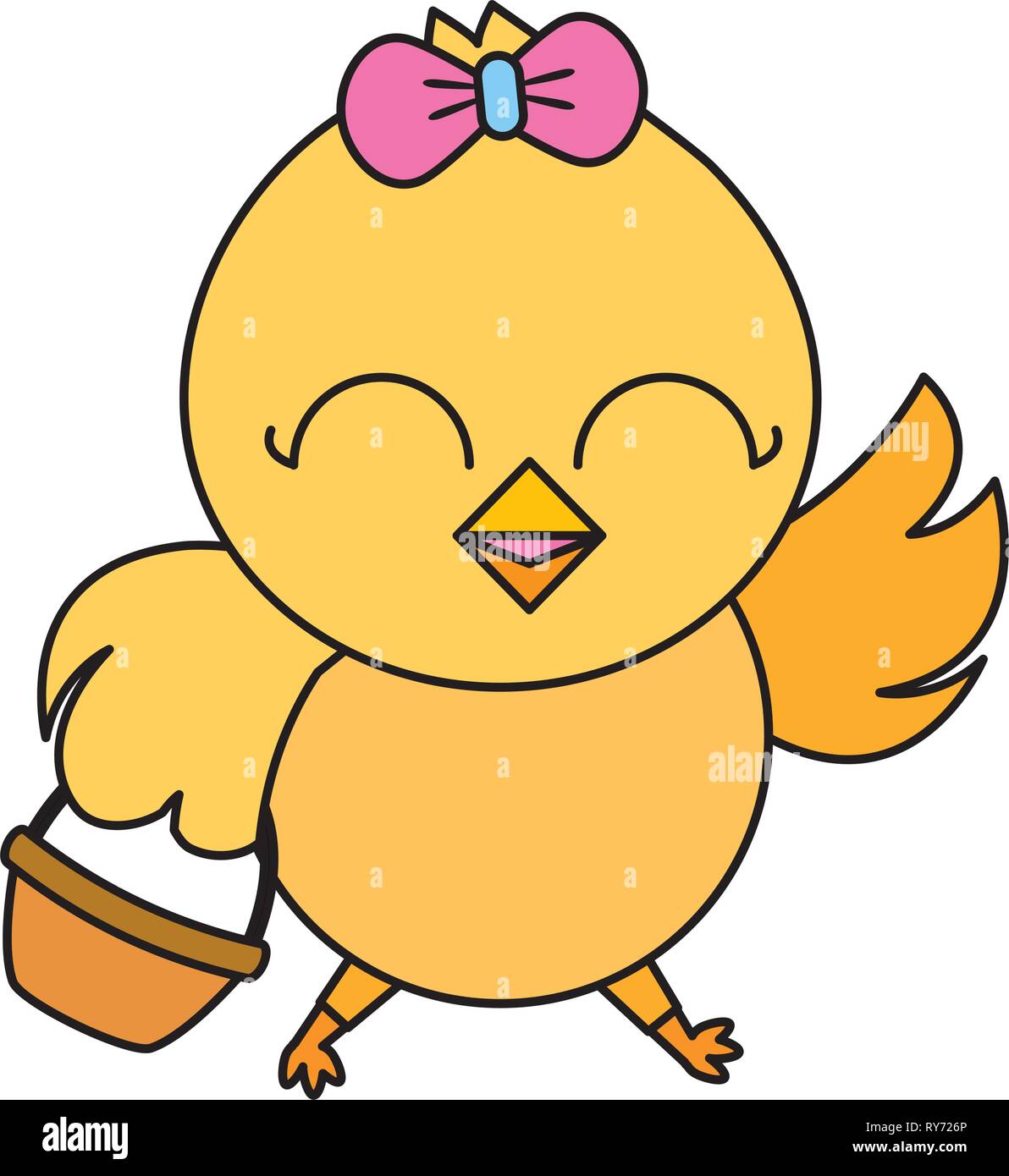 Cute Chick Cartoon