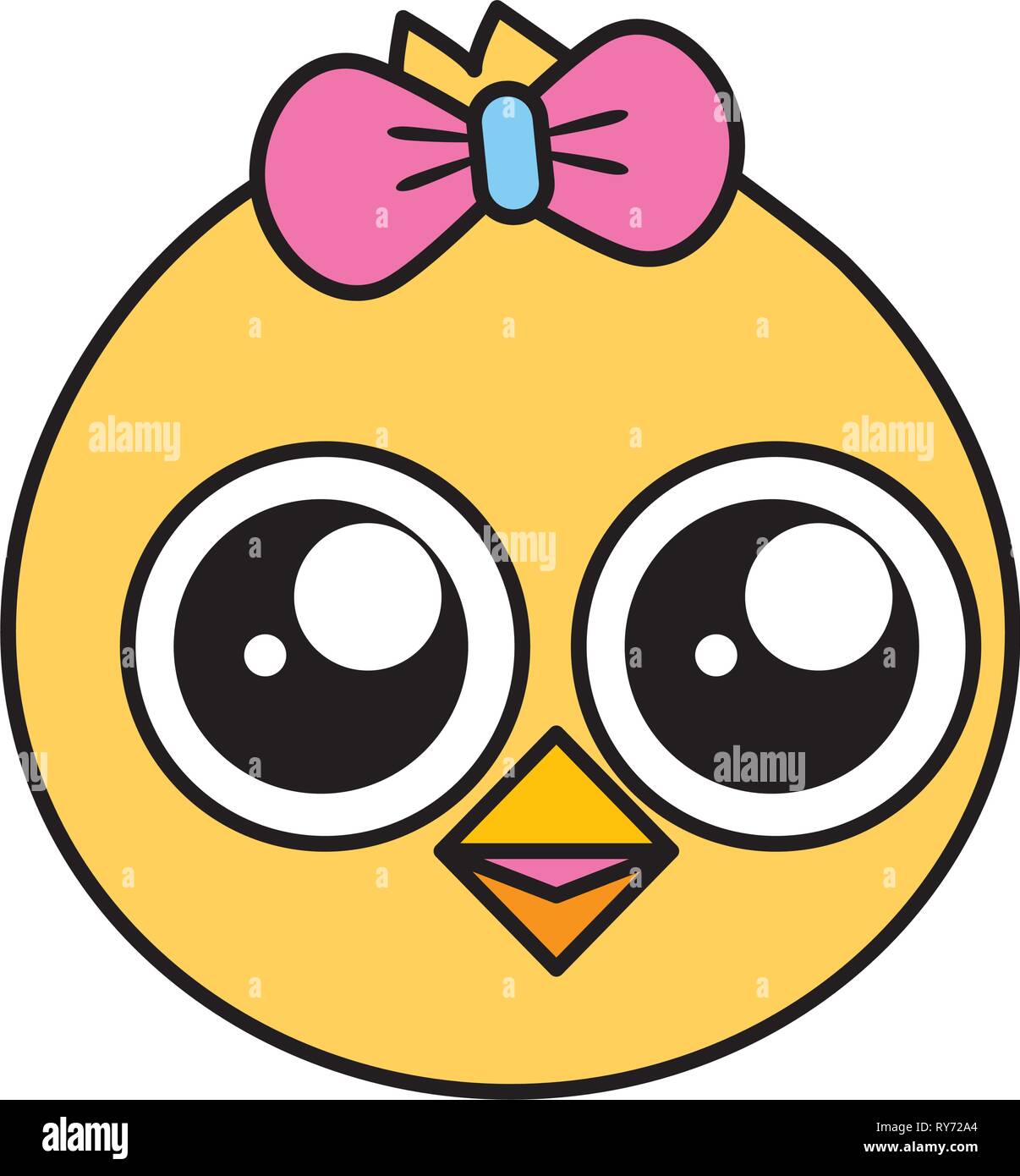 cute chick female cartoon Stock Vector Image & Art - Alamy