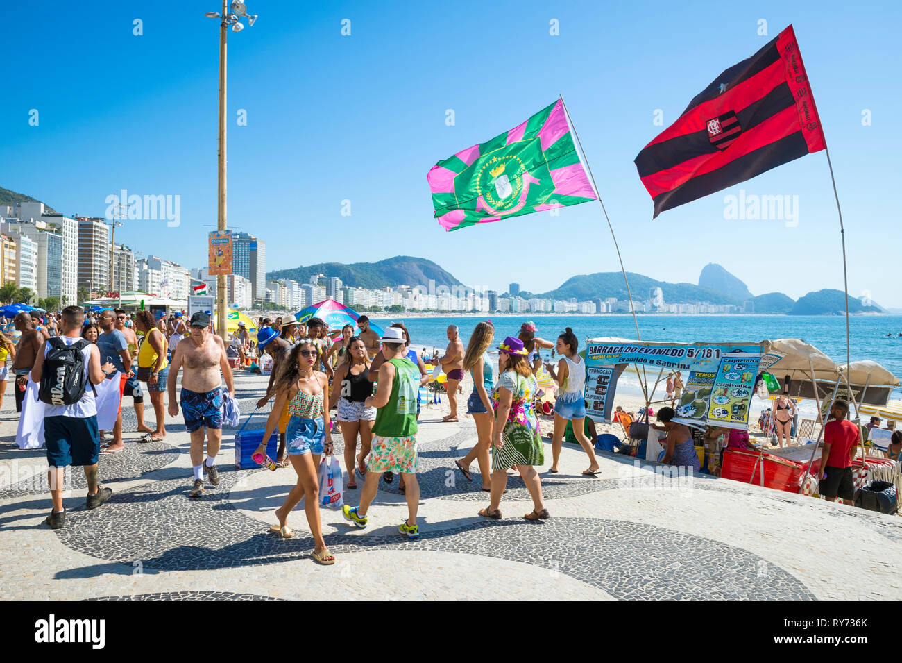 Copacabana beach group young men hi-res stock photography and images ...
