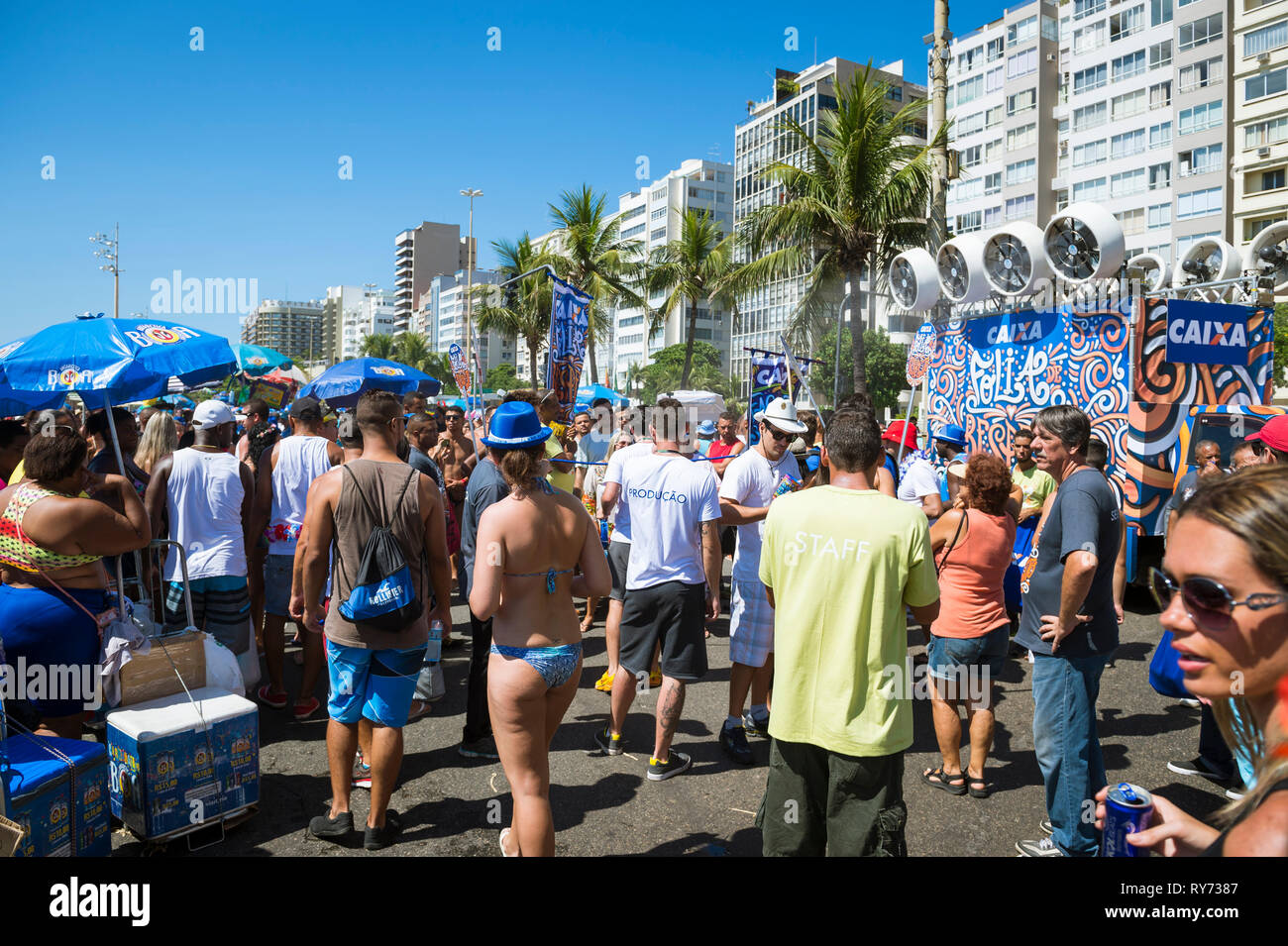 Brazil beach party hi-res stock photography and images - Alamy
