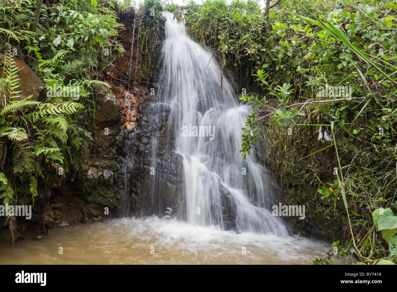 waterfalls in nature Stock Photo - Alamy