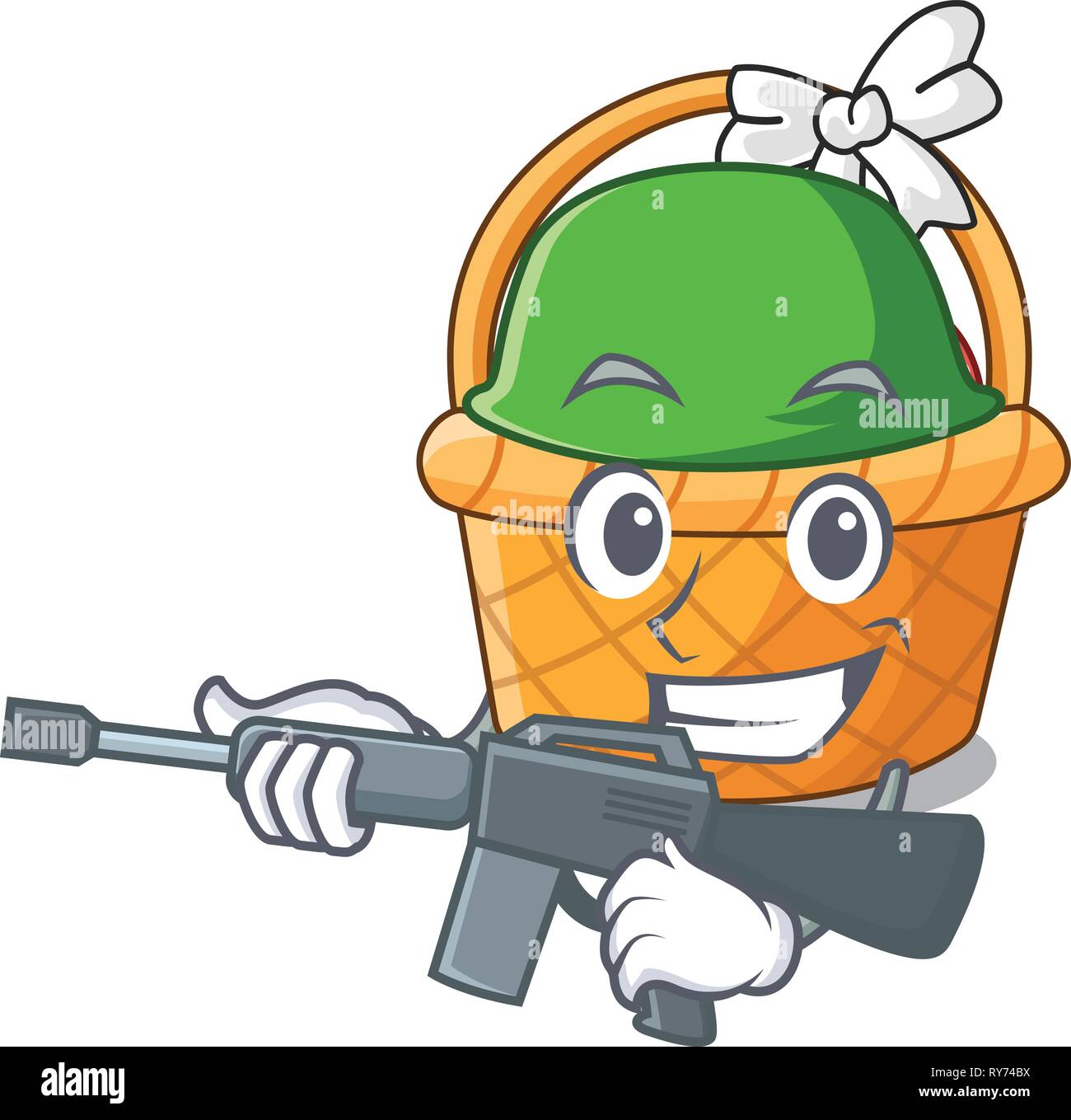 Army easter basket ball in cartoon shape Stock Vector Image & Art - Alamy