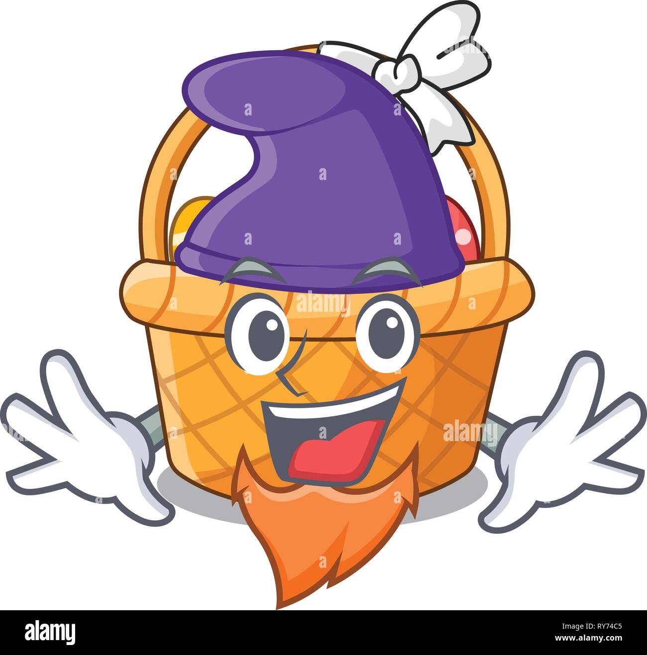 Elf easter basket ball in cartoon shape Stock Vector Image & Art - Alamy