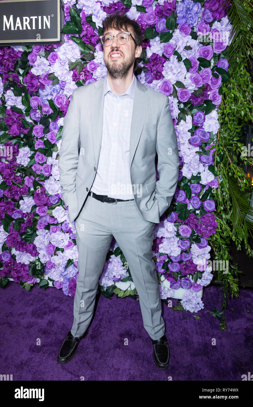 Los Angeles, USA. 24th February 2019. Jayk Gallagher arrives at The Griot Gala Oscars After ...