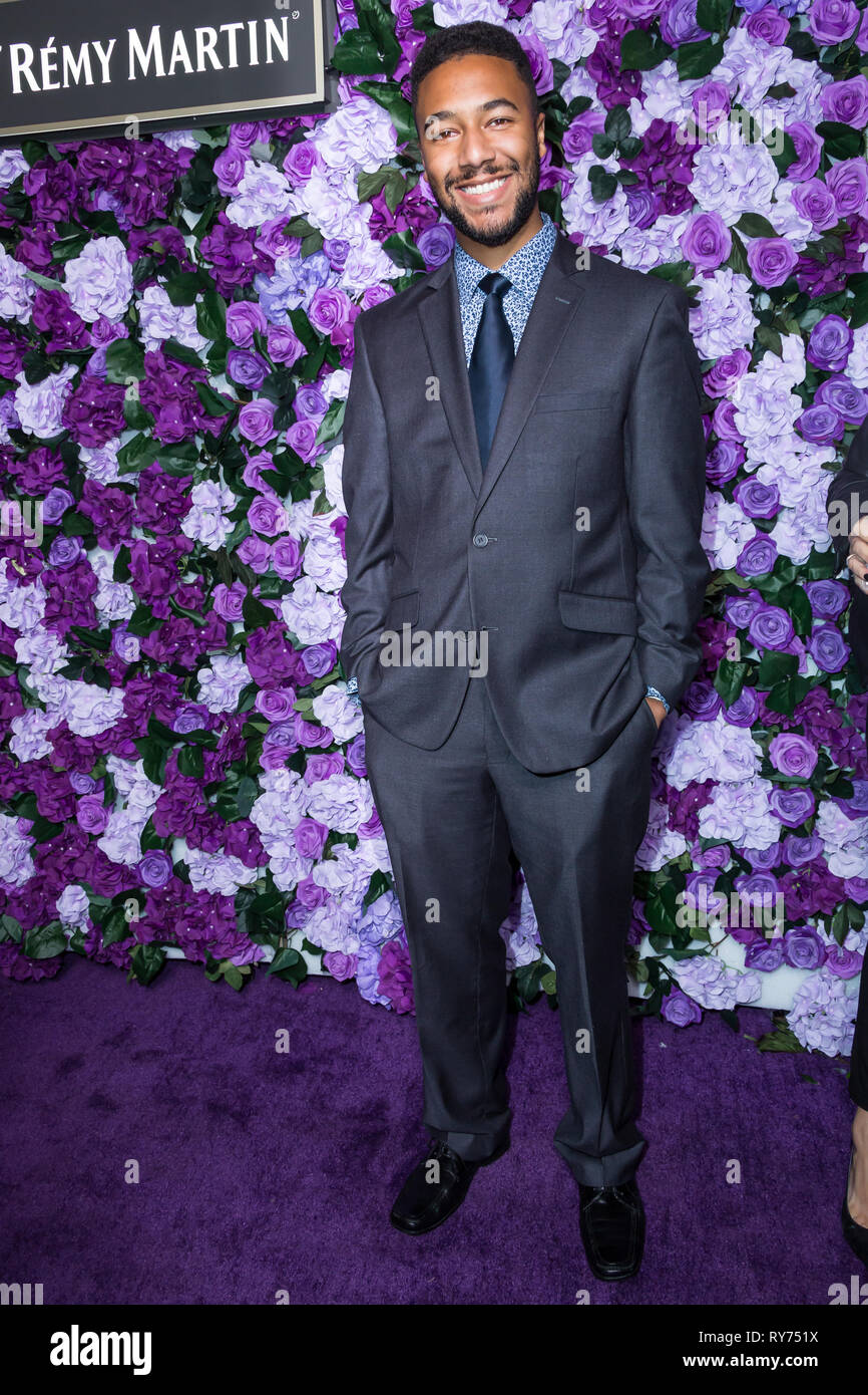 Los Angeles, USA. 24th February 2019. Justin Warren arrives at The ...