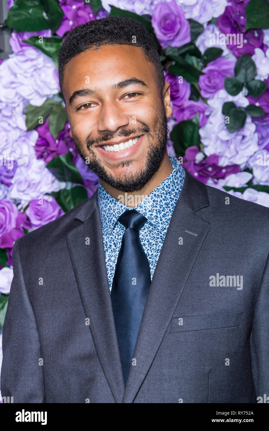 Los Angeles, USA. 24th February 2019. Justin Warren arrives at The ...