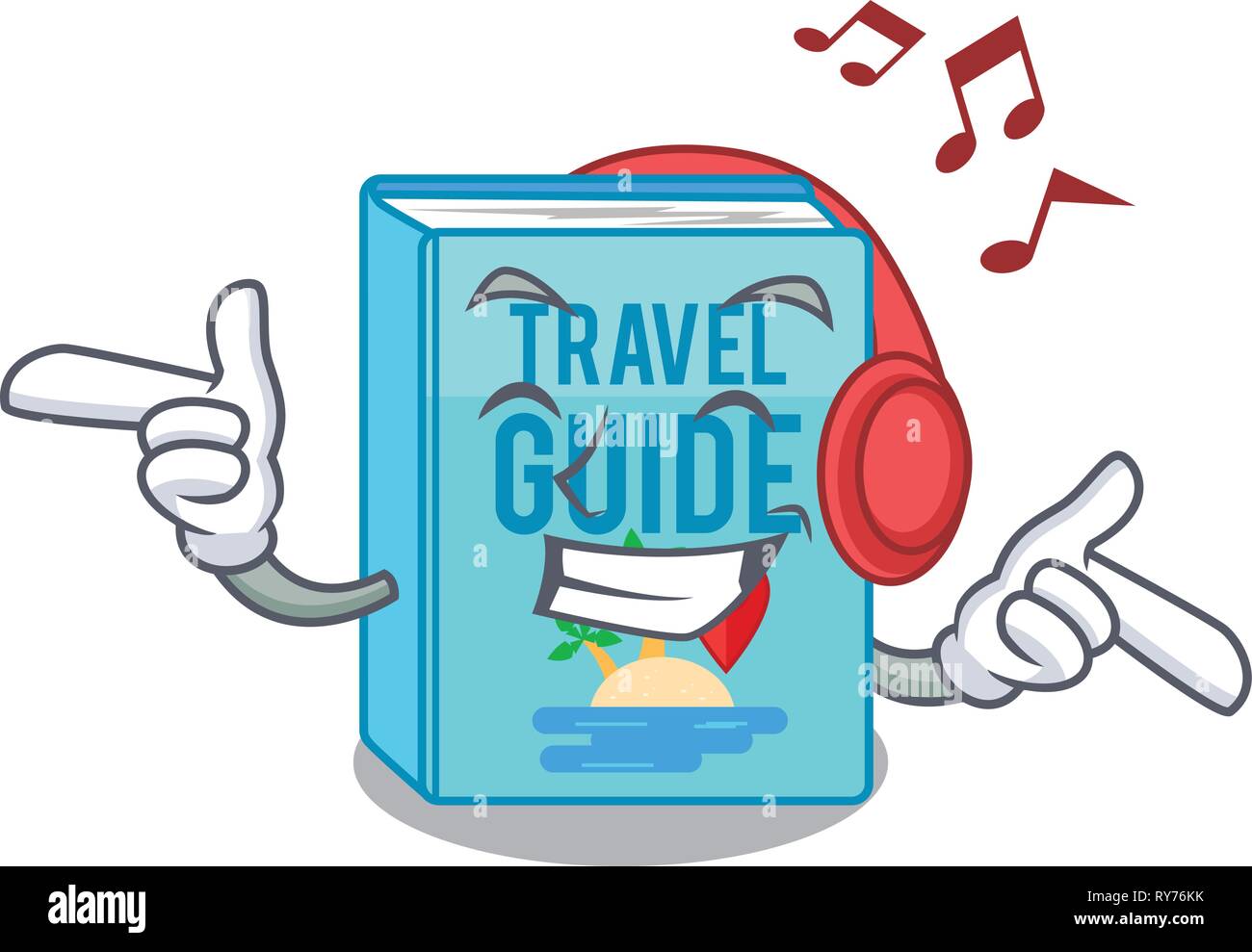 Tour Guide Cartoon Character