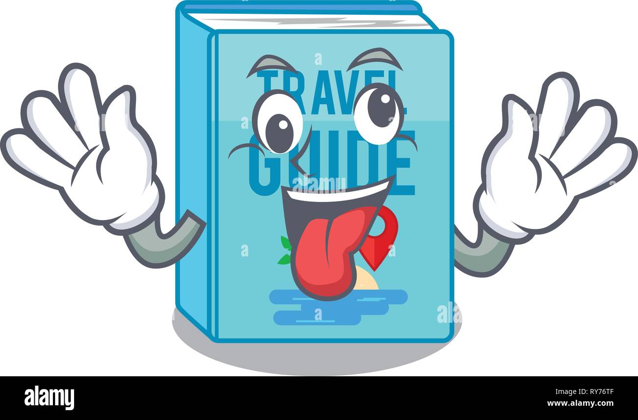 Crazy travel guide book above table cartoon Stock Vector Image & Art ...