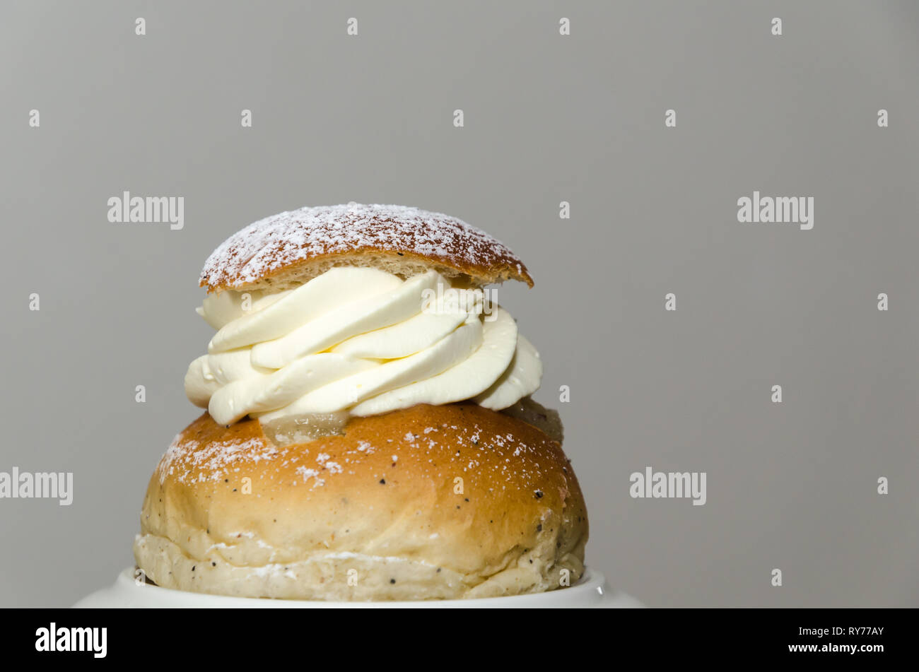 Semla, spring season traditional pastry in scandinavia Stock Photo - Alamy