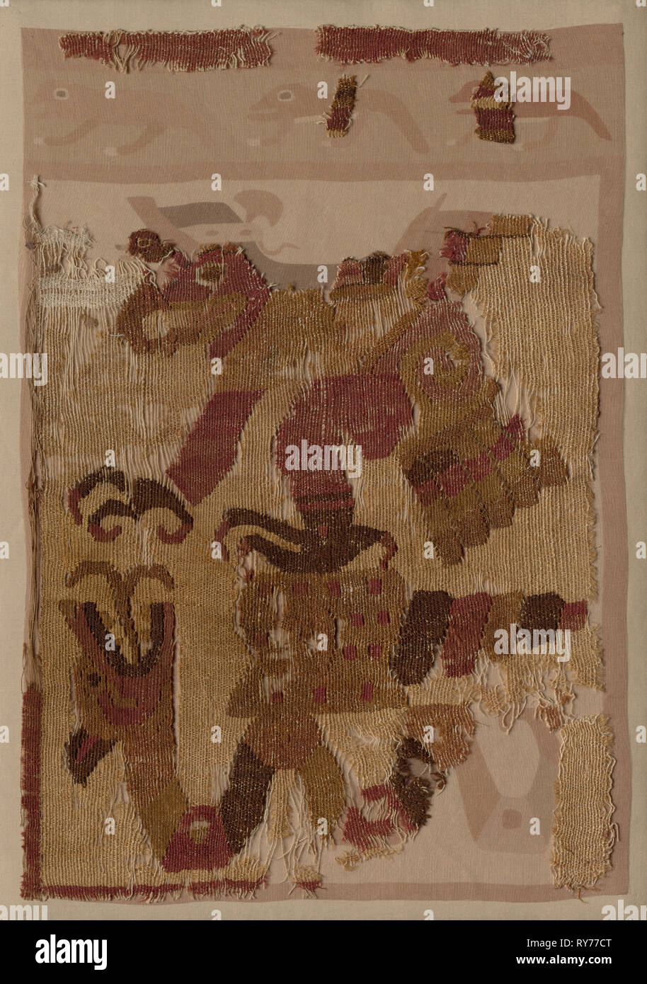 Textile Fragment, c. 50-650. Peru, Moche, north coast, 1st-7th century ...