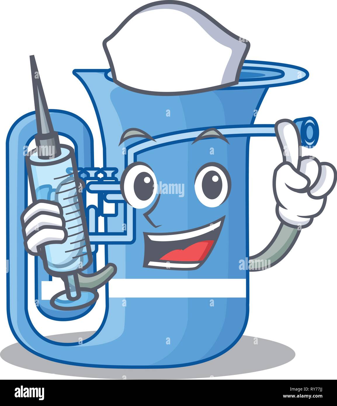 Nurse tuba isolated with in the character Stock Vector Image & Art - Alamy