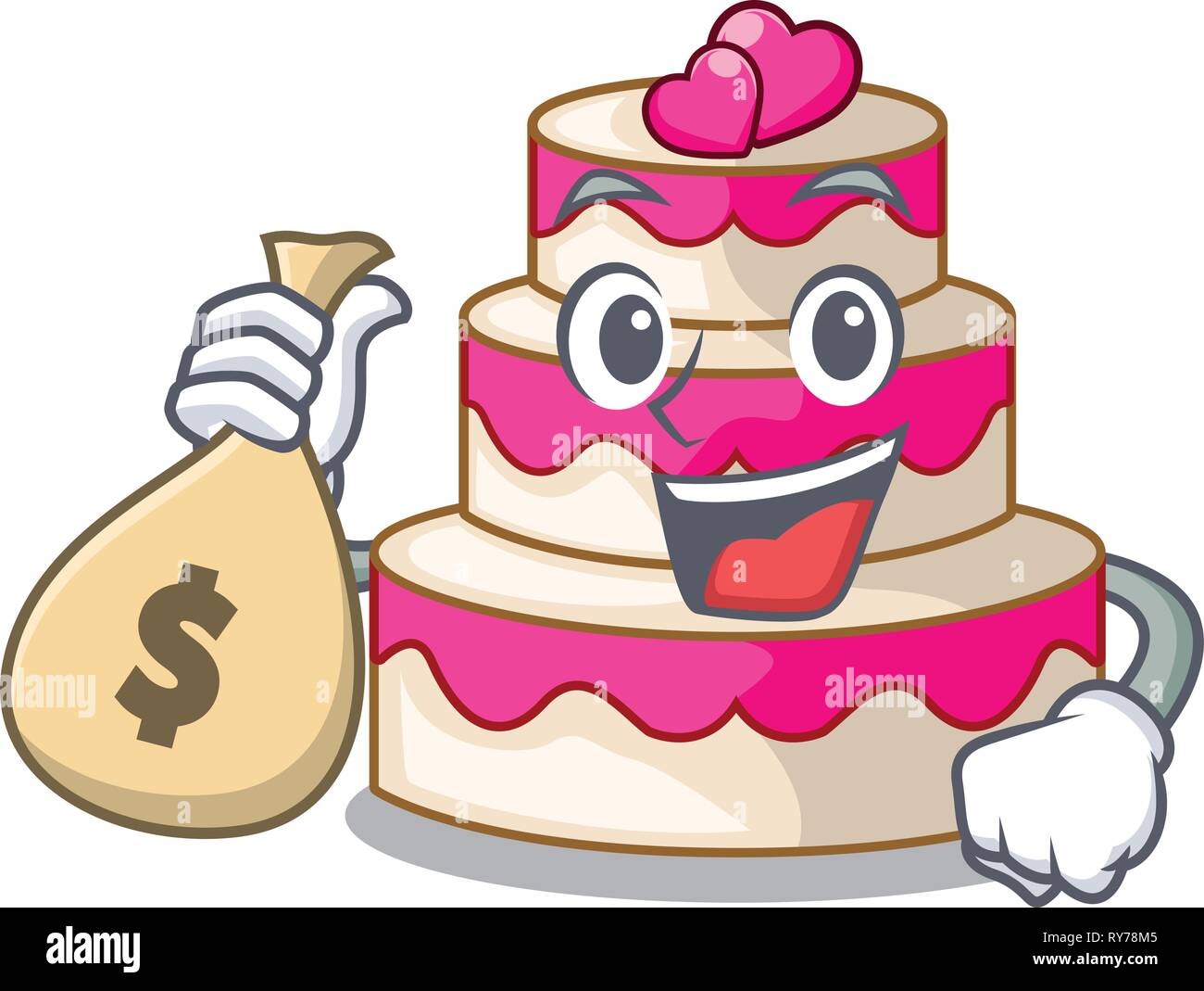 Wedding money bride Stock Vector Images - Alamy