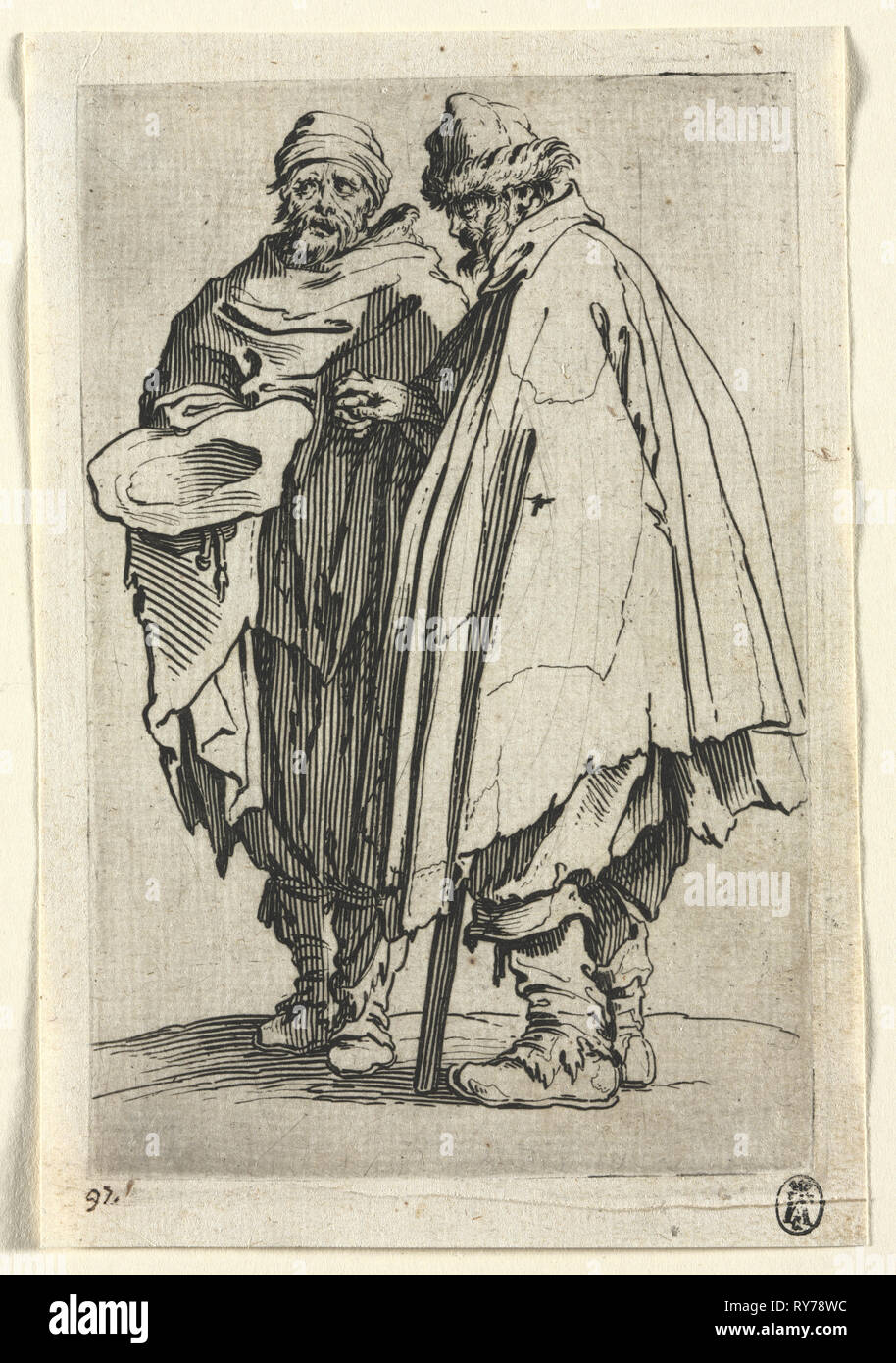 The Beggars: The Blind Man and His Companion, c. 1623. Jacques Callot ...
