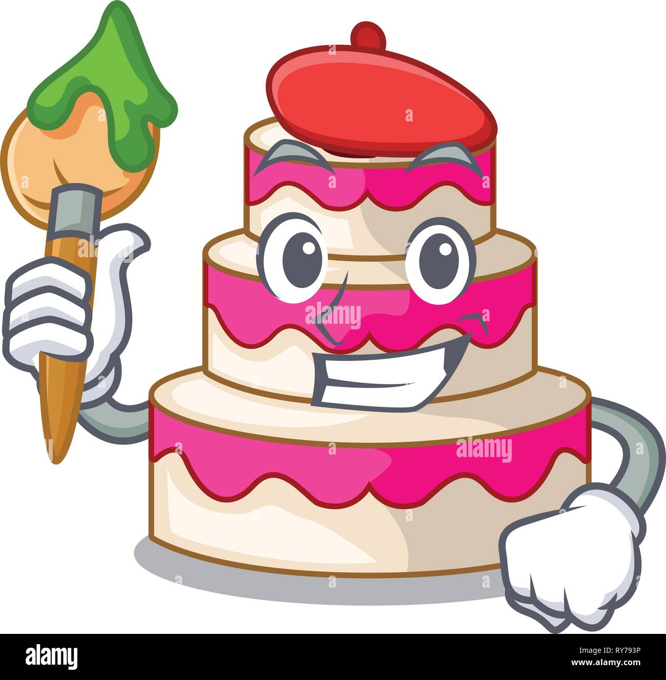 Wedding cake detail Stock Vector Images - Alamy