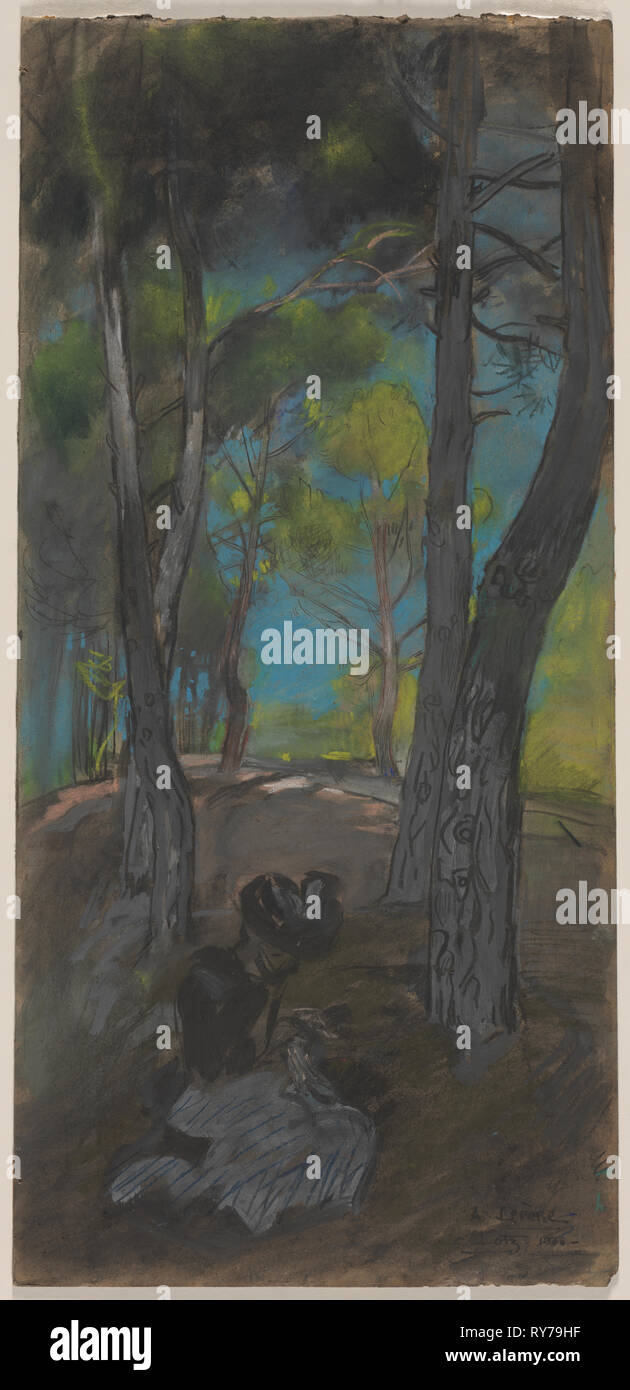 Lotz, 1900. Auguste Louis Lepère (French, 1849-1918). Pastel; sheet: 55 ...