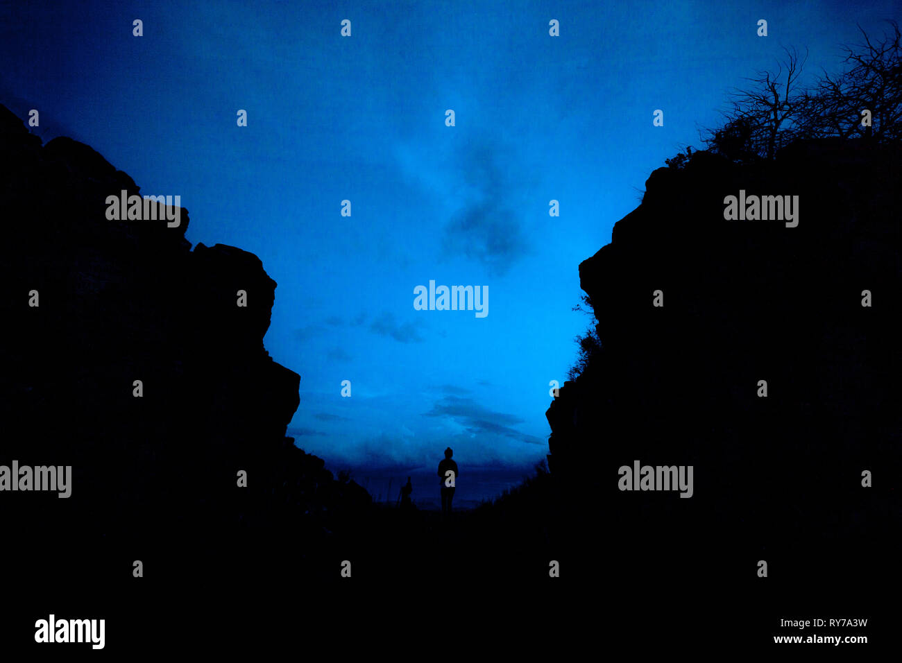 Valley Between Two Mountains High Resolution Stock Photography and ...