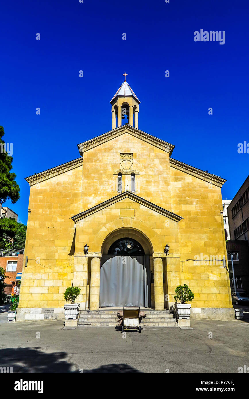 Tehran Holy Mary Armenian Apostolic Church Front View Point Stock Photo ...