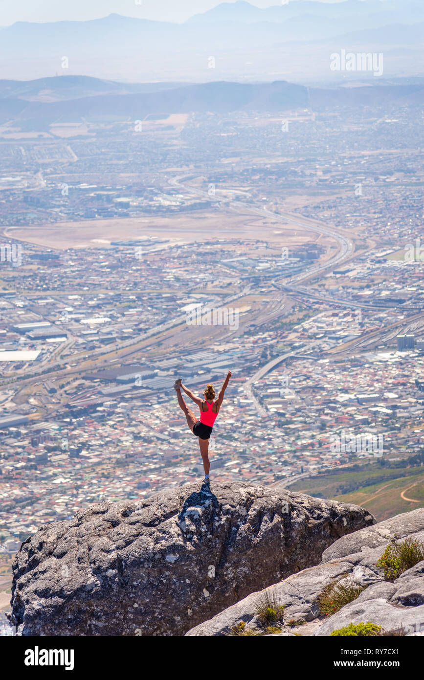The view from Table Mountain, Cape Town, South Africa Stock Photo - Alamy