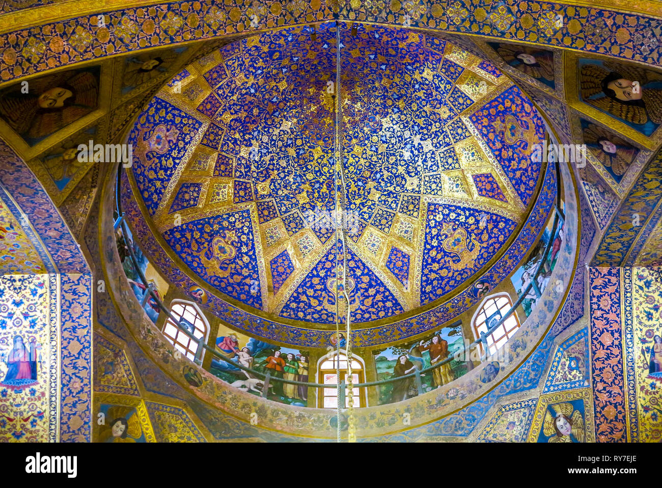 Isfahan Armenian Apostolic Holy Savior Vank Cathedral Blue Tiles ...