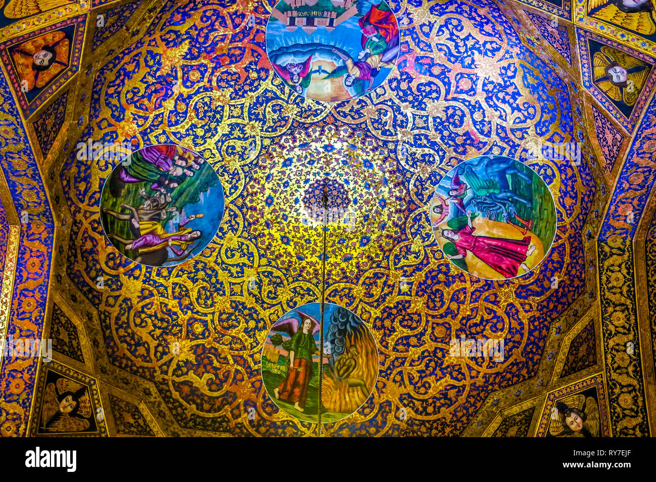 Isfahan Armenian Apostolic Holy Savior Vank Cathedral Angel Icons ...