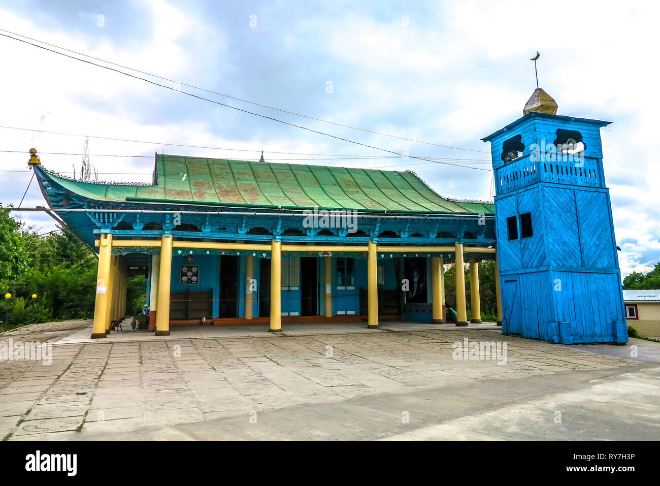 Karakol Dungan Mosque Chinese Muslim Architecture Minaret View Point ...