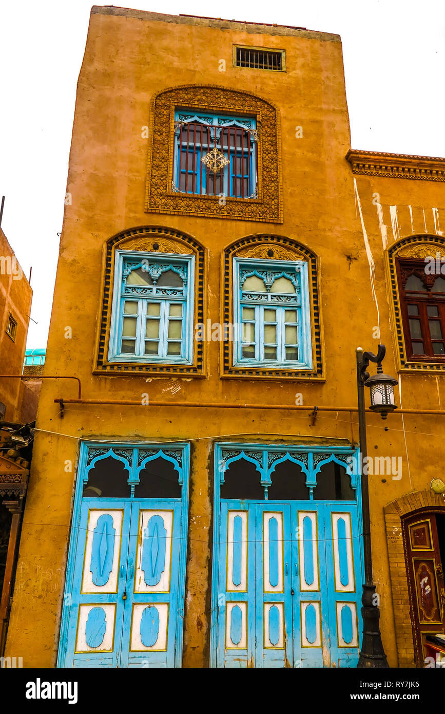 Kashgar Old Town Common Uyghur Architecture Apartment Buildings Facade ...