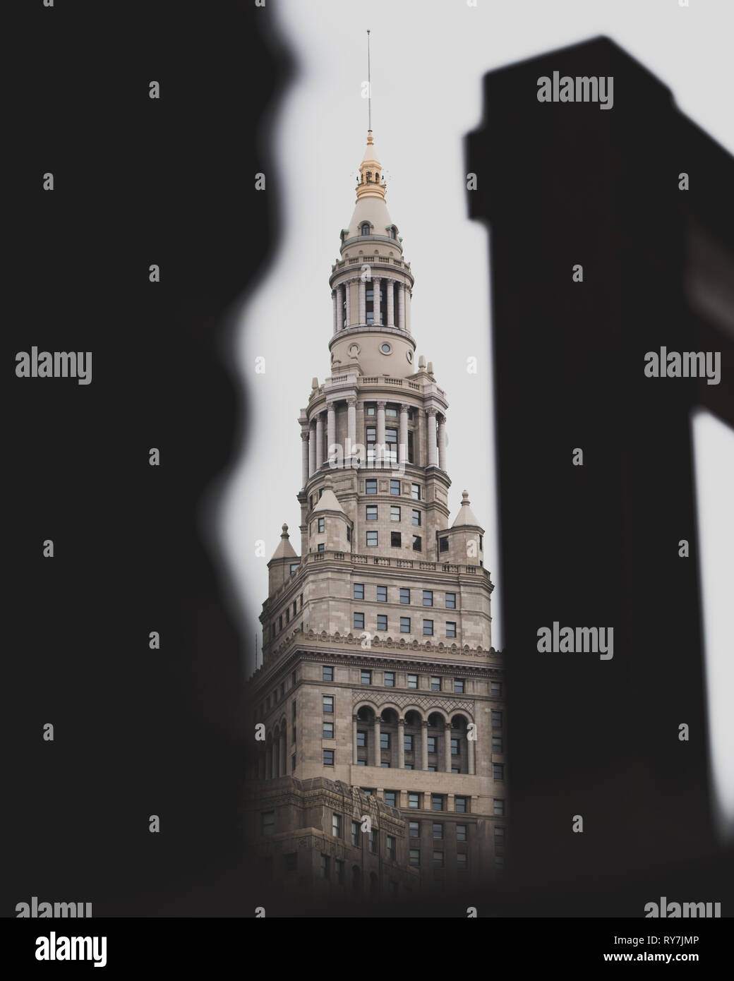 Terminal tower in cleveland ohio Stock Photo - Alamy