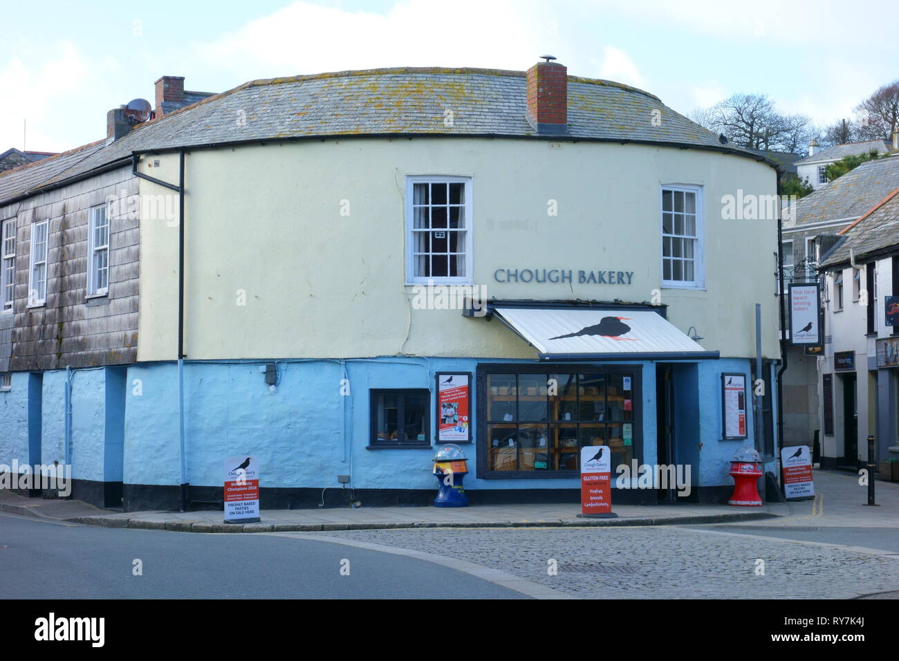 Chough Bakery, Padstow, North Cornwall, England, UK Stock Photo - Alamy