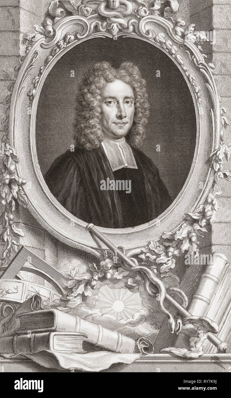 Samuel Clarke, 1675-1729. English philosopher and Anglican clergyman ...
