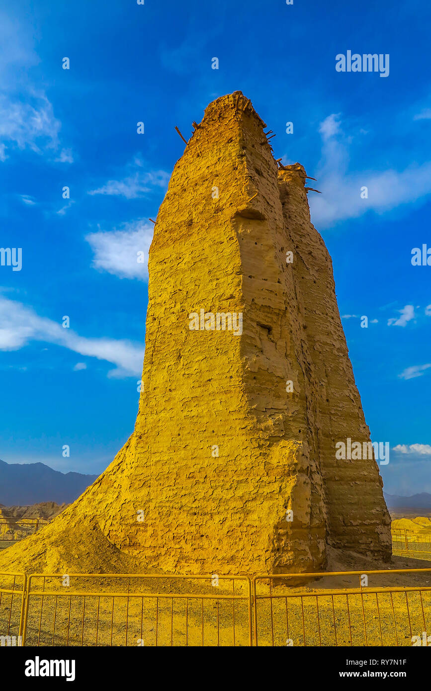Kuche Kizilgaha Ancient Beacon Watch Tower at Sunset with Surrounding ...