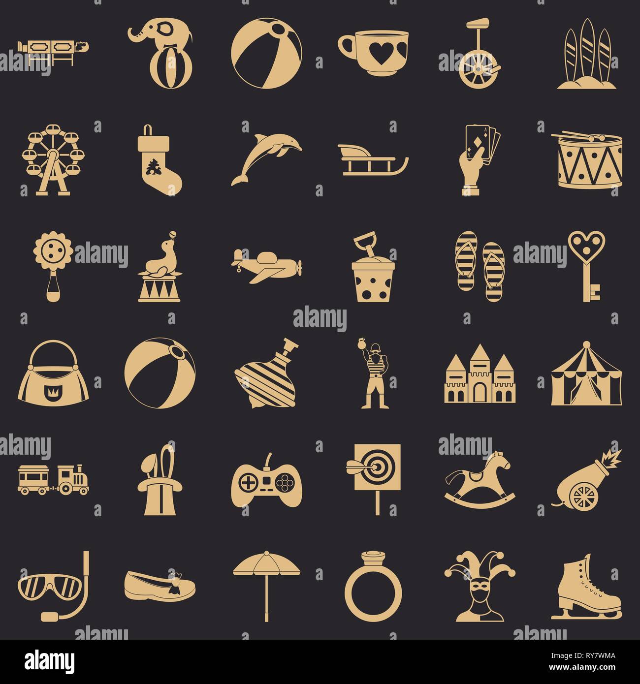 Children drum tent Stock Vector Images - Alamy