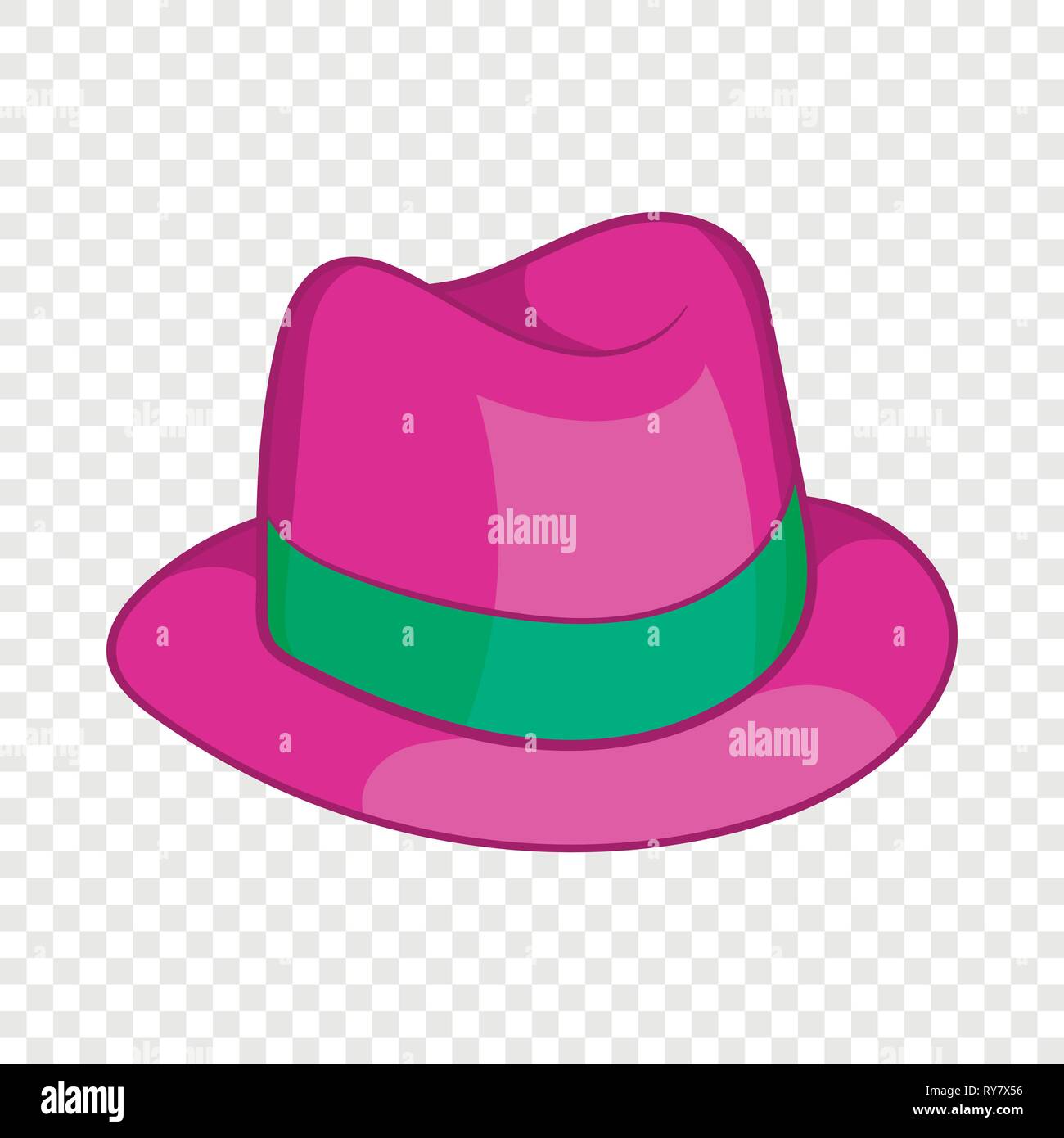 Gentlemans hat icon, cartoon style Stock Vector Image & Art - Alamy