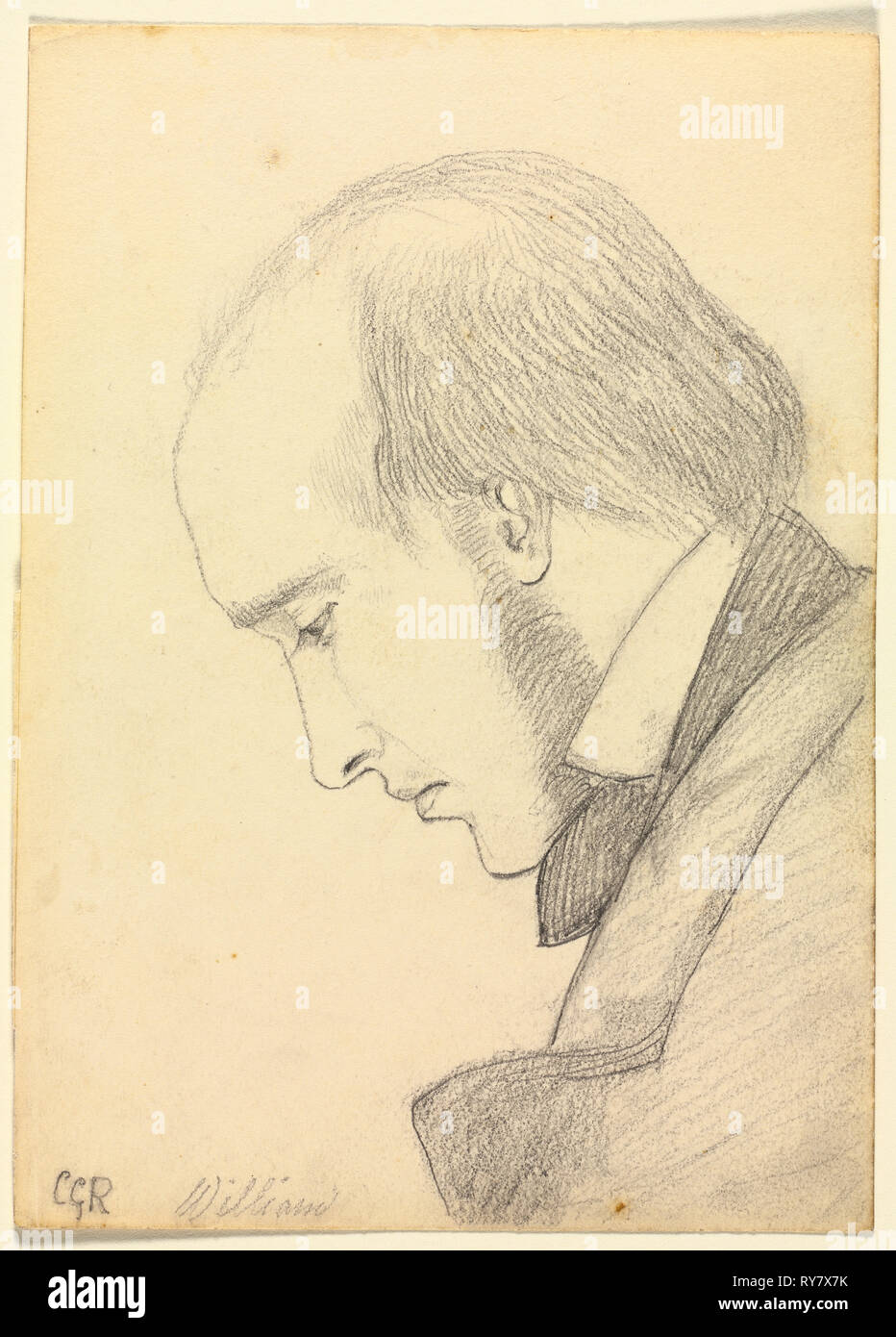 Portrait of William Michael Rossetti, c. 1853. Christina Georgina ...