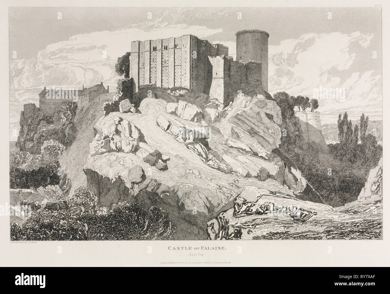 Architectural Antiquities of Normandy (Vol. II), Pl. 90: Castle of ...