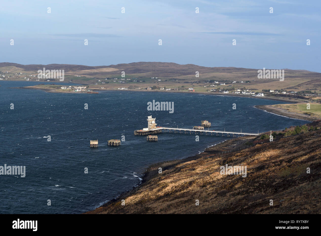 NATO refuelling stage;loch ewe;Z berth;wester ross;scotland Stock Photo ...