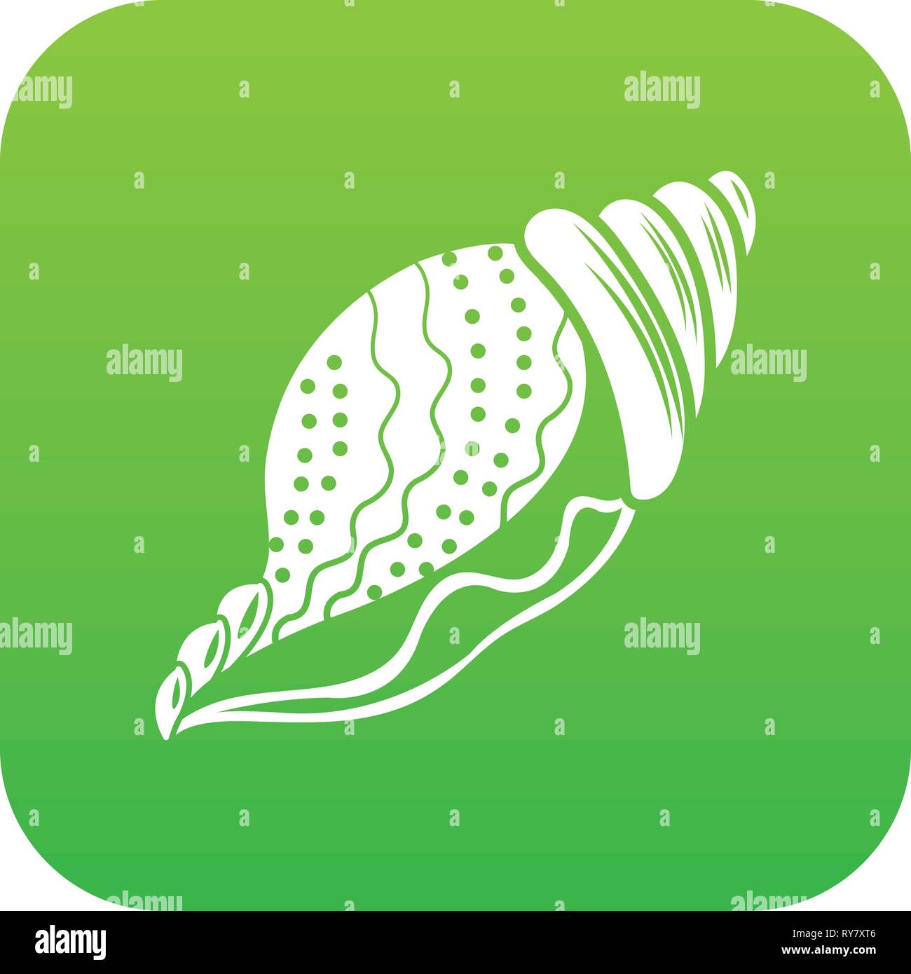 Nature shell icon, simple style Stock Vector Image & Art - Alamy