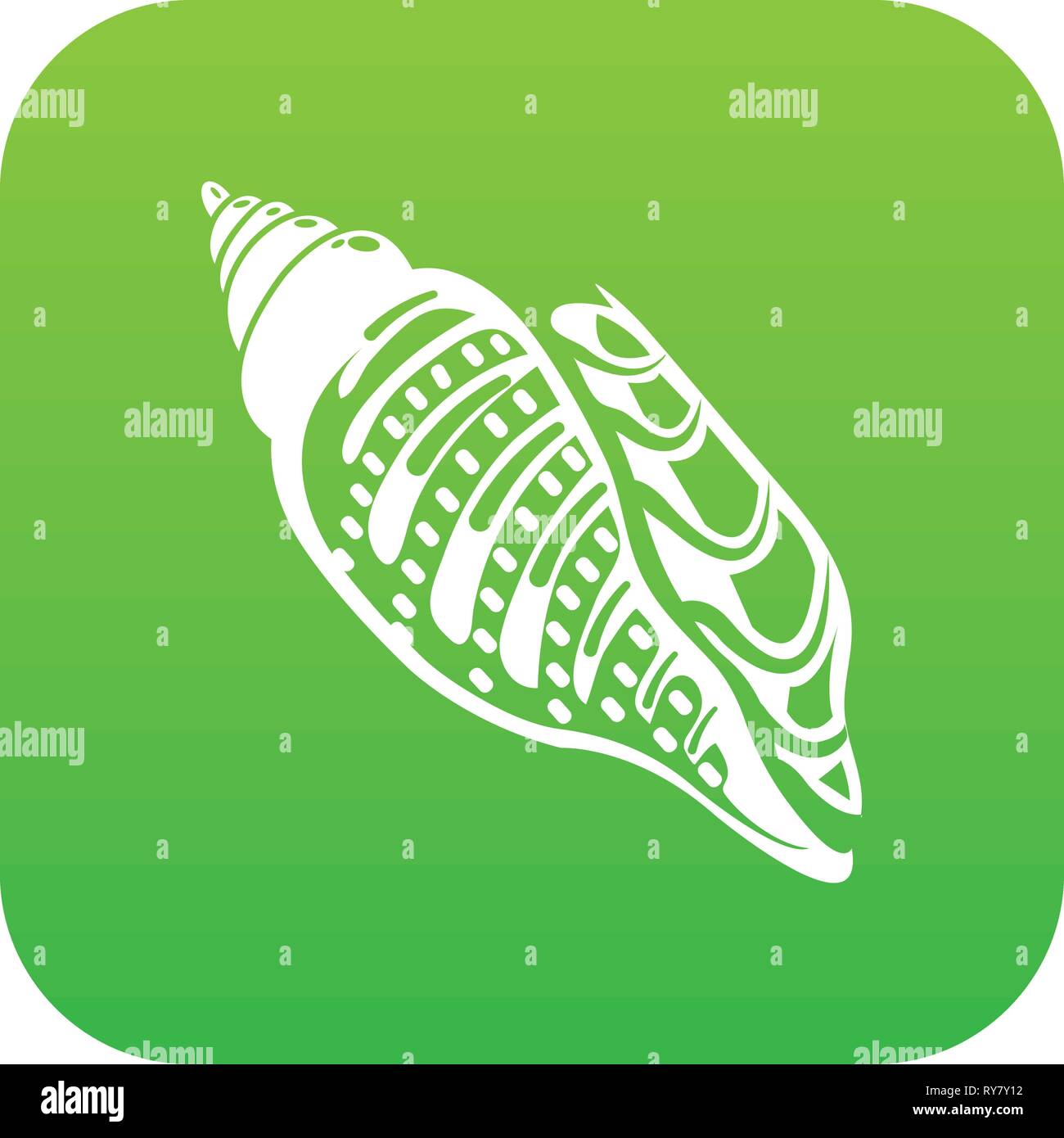 Ocean shell icon, simple style Stock Vector Image & Art - Alamy