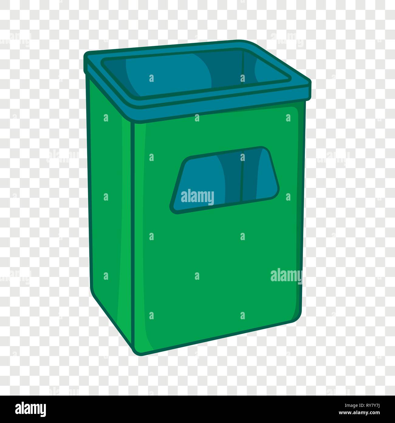 Street dustbin icon, cartoon style Stock Vector Image & Art - Alamy