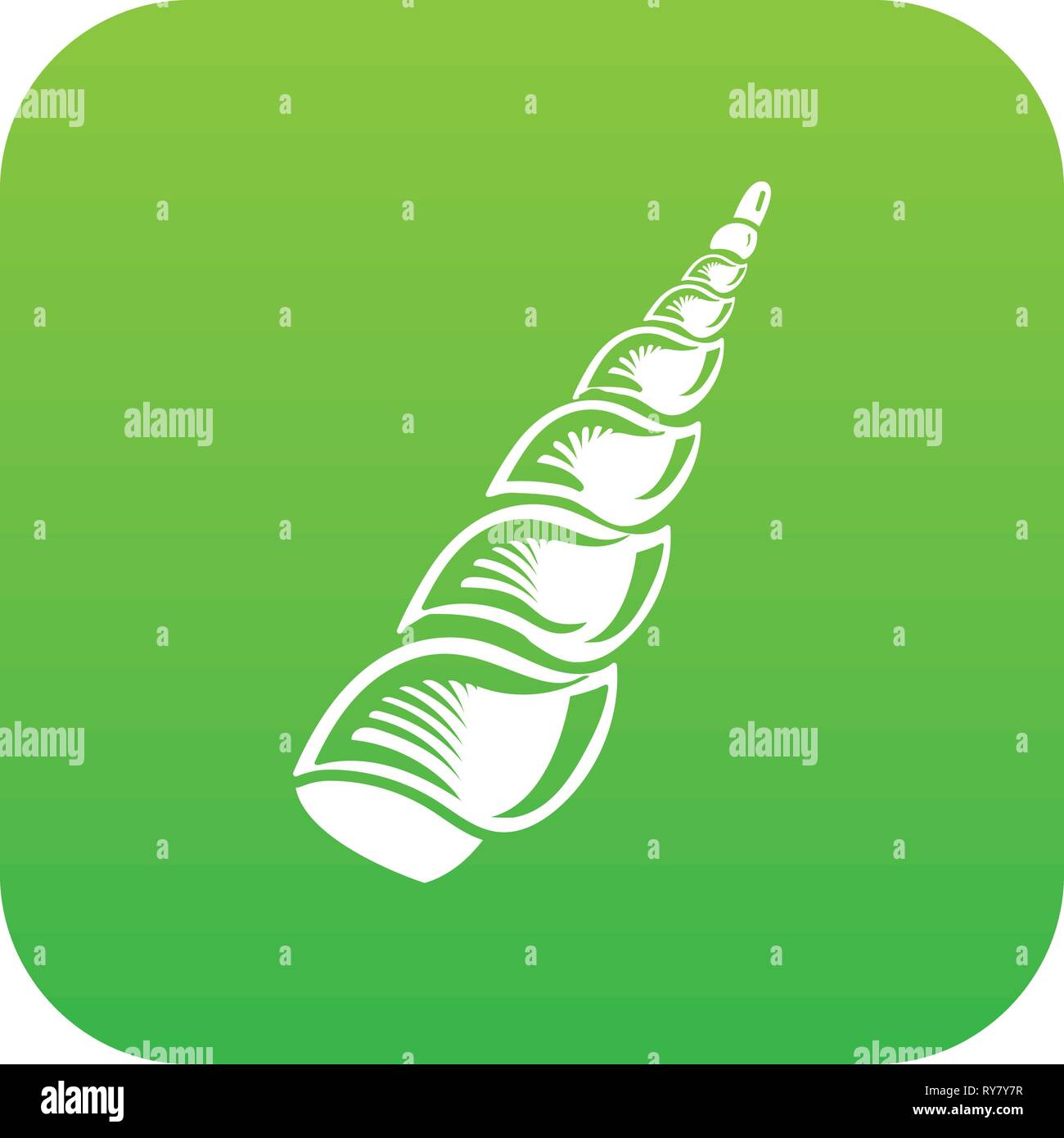 Long shell icon, simple style Stock Vector Image & Art - Alamy